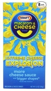 Kraft Extreme Cheddar Explosion Macaroni & Cheese (Pack of 8): $5.38 ...
