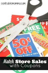 Save Money on Groceries - Match Store Sales with Coupons - Centsable Momma