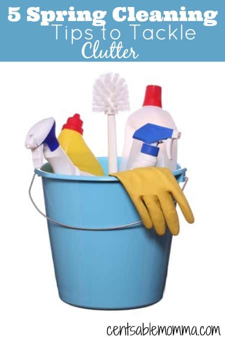 5 Spring Cleaning Tricks to Tackle Clutter - Centsable Momma