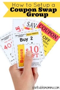 How to Setup a Coupon Swap Group - Centsable Momma