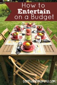 How to Entertain on a Budget - Centsable Momma