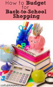 How to Budget for Back to School Shopping - Centsable Momma