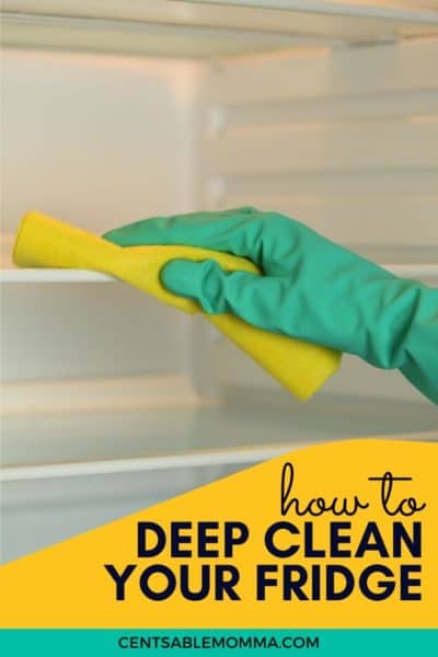 How to Deep Clean Your Fridge - Centsable Momma