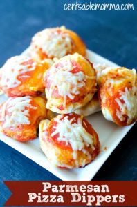 Parmesan Pizza Dippers Recipe - Centsable Momma