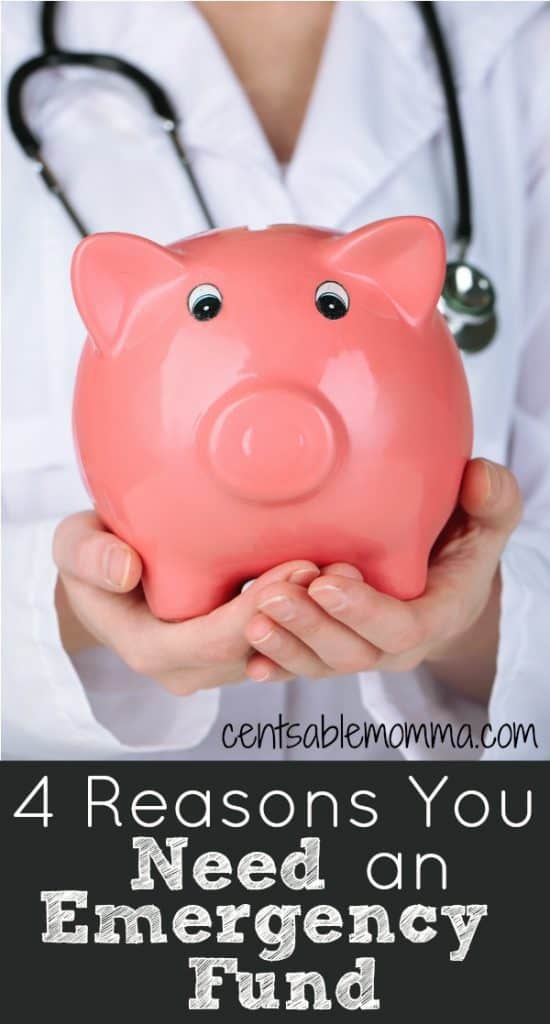4 Reasons You Need an Emergency Fund - Centsable Momma