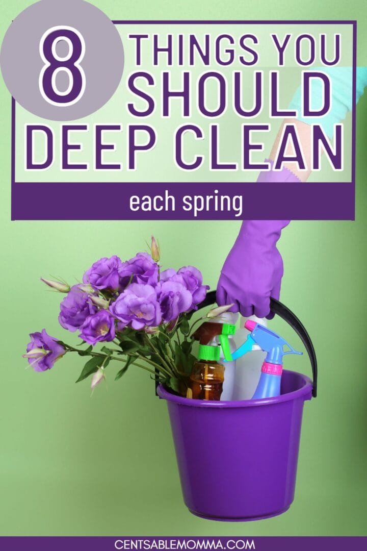 8 Things You Should Deep Clean Each Spring - Centsable Momma