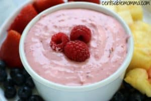 Raspberry Dip Recipe - Centsable Momma