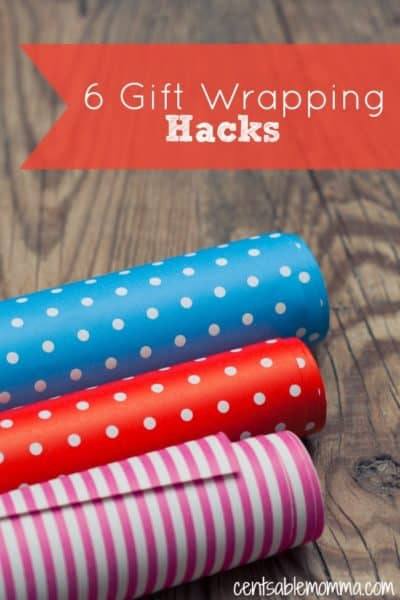 6 Gift Wrapping Hacks - Centsable Momma