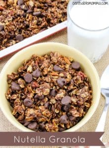 Nutella Granola Recipe - Centsable Momma