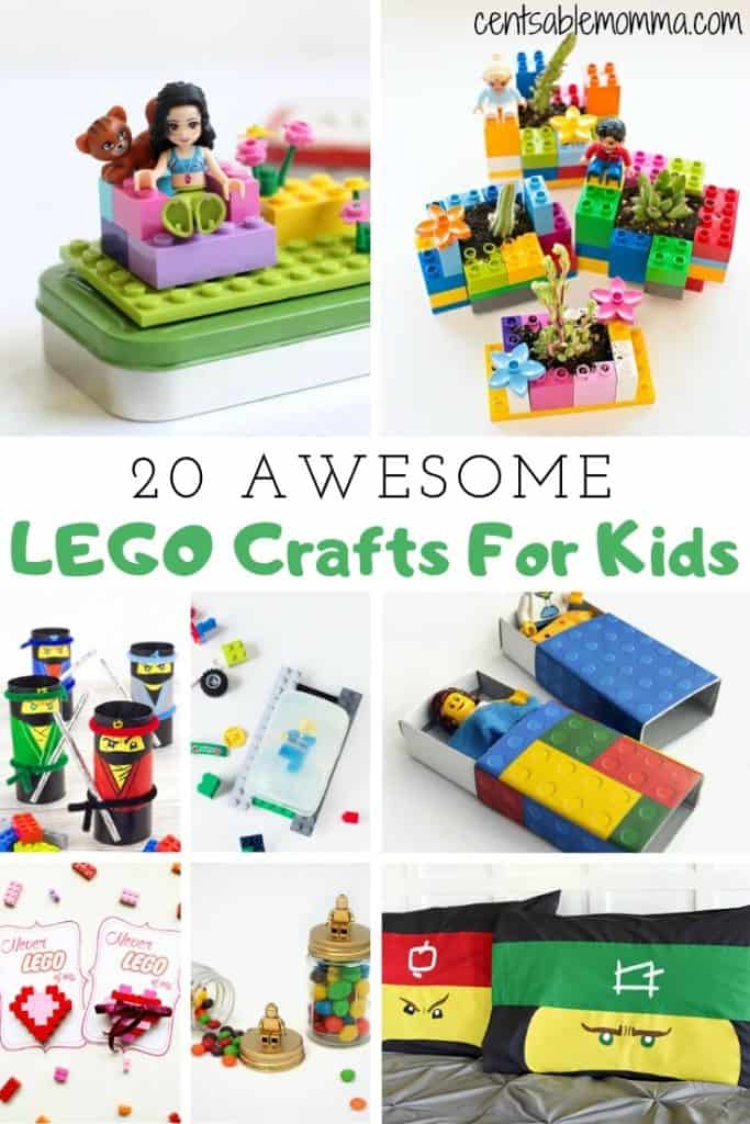 20 LEGO Crafts for Kids Ideas - Centsable Momma