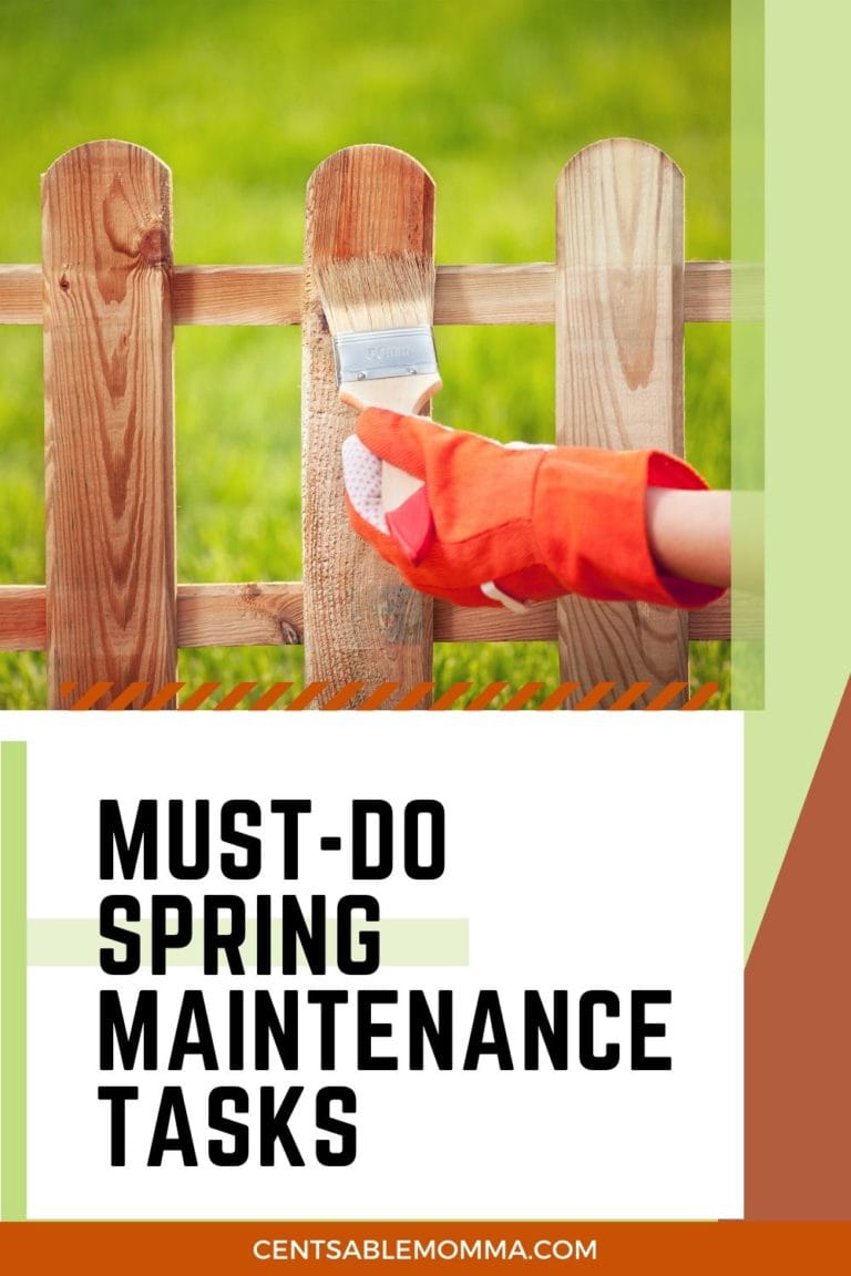 Must-Do Spring Maintenance Tasks - Centsable Momma
