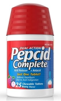 Pepcid Complete Acid Reducer + Antacid Chewable Tablets (25 ct.): $4.63 ...