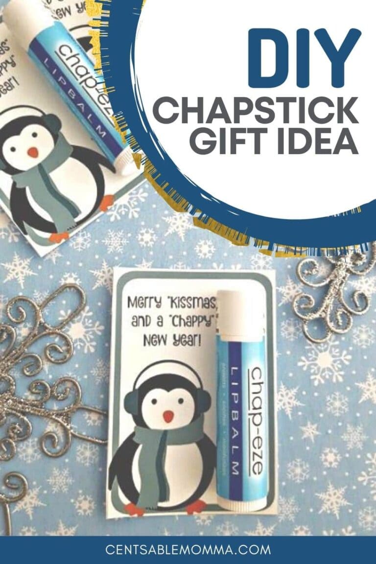 DIY Chapstick Gift Idea: FREE Printable - Centsable Momma