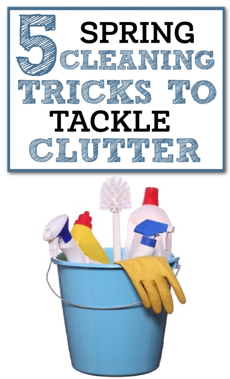 5 Spring Cleaning Tricks to Tackle Clutter - Centsable Momma