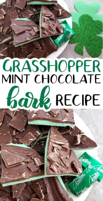 Grasshopper Mint Chocolate Bark Recipe - Centsable Momma