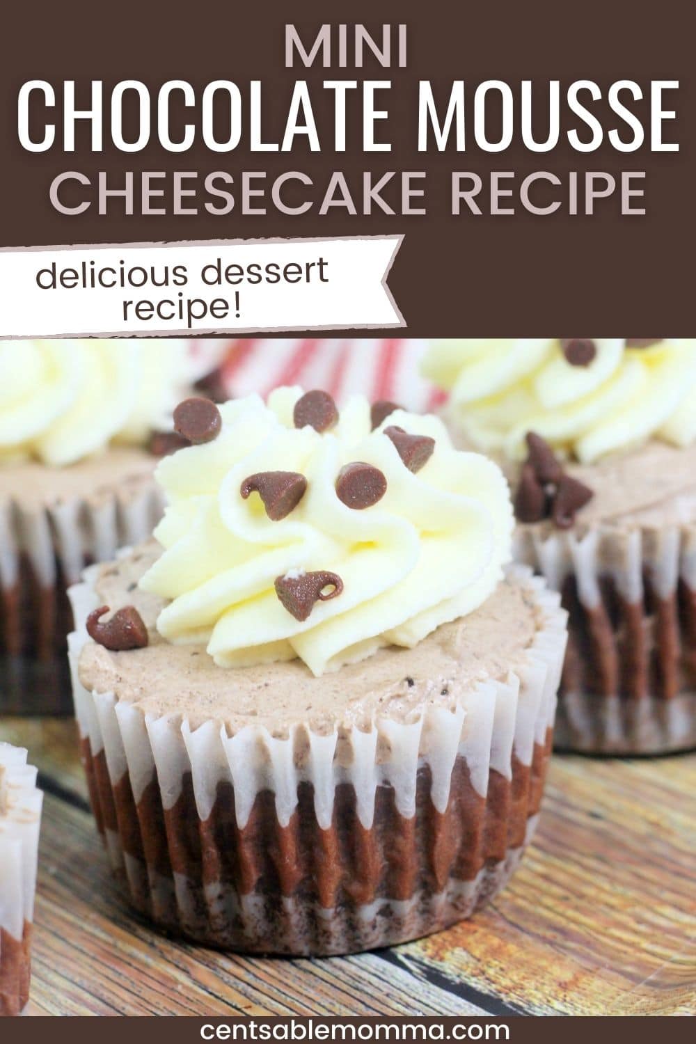 Mini Chocolate Mousse Cheesecake Recipe - Centsable Momma